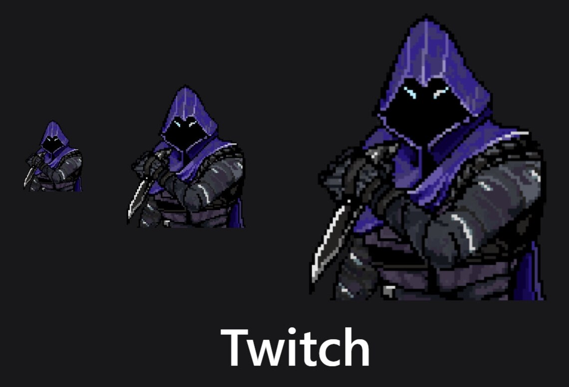 Pixel Omen Twitch Emote | Emoji for Streamer's Chats | Gamer | Twitch ...