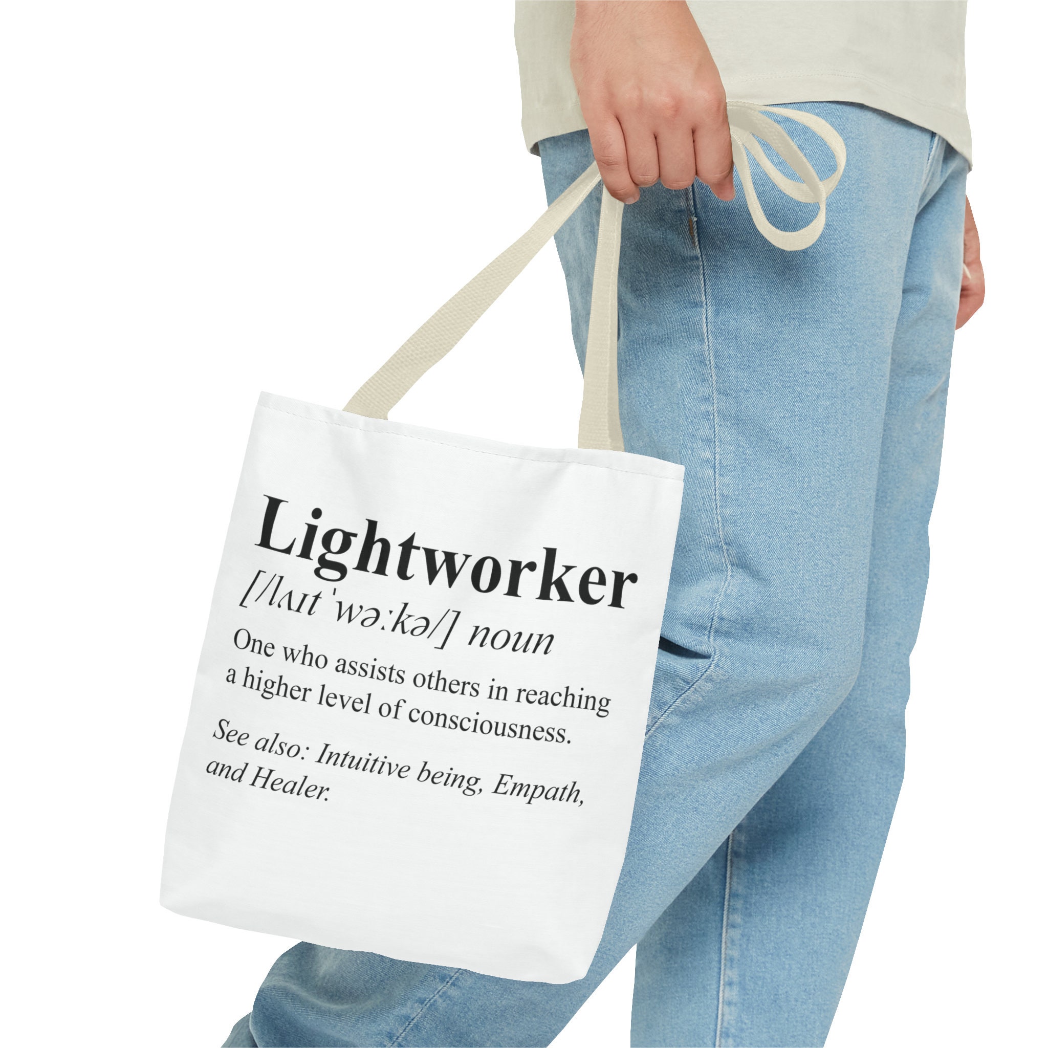 Light Worker Spiritual Reiki Healer Tote Bag - Etsy