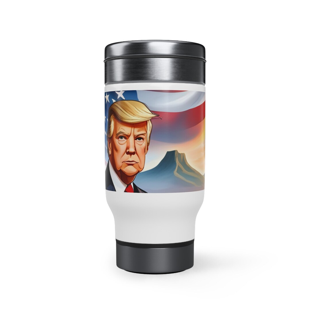 President Donald Trump 2024 Election Stainless Steel Travel Mug With ...