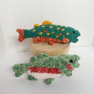 No-sew Crochet Trout PDF Pattern| Intermediate US Crochet Pattern| DIY ...