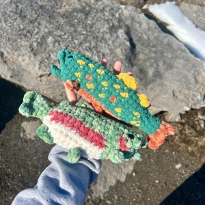 No-sew Crochet Trout PDF Pattern| Intermediate US Crochet Pattern| DIY ...