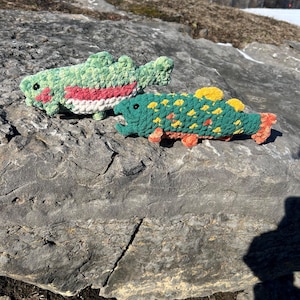 No-sew Crochet Trout PDF Pattern| Intermediate US Crochet Pattern| DIY ...