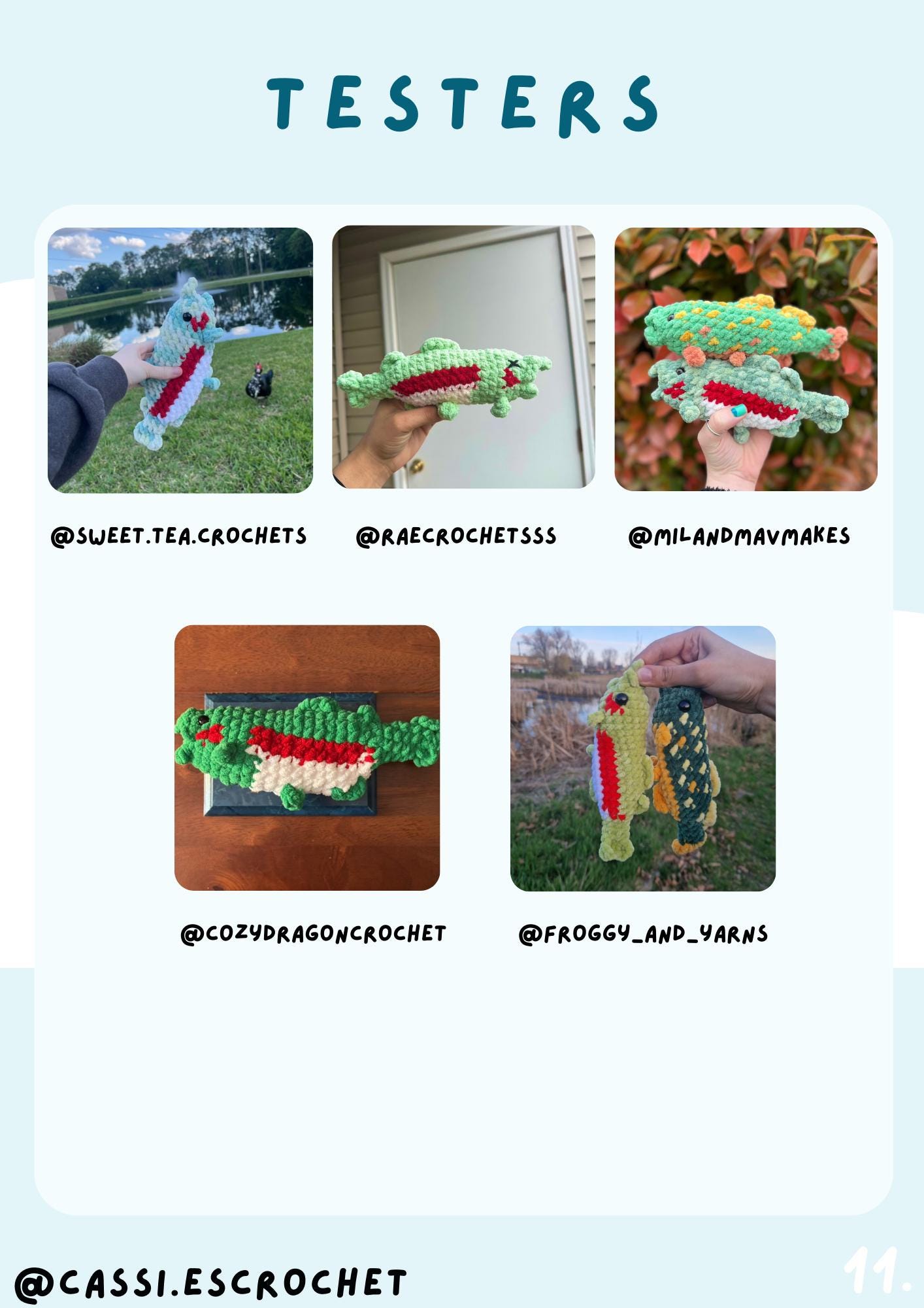 No-sew Crochet Trout PDF Pattern| Intermediate US Crochet Pattern| DIY ...