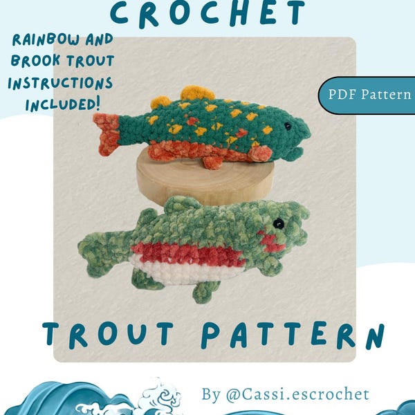 Crochet Fish - Etsy