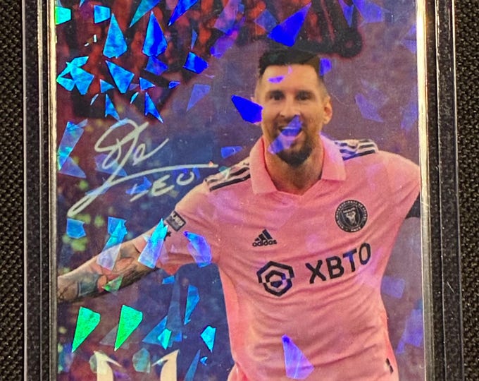Lionel Messi Kaboom Cracked Ice Dynasty Collectibles Produced in USA ...