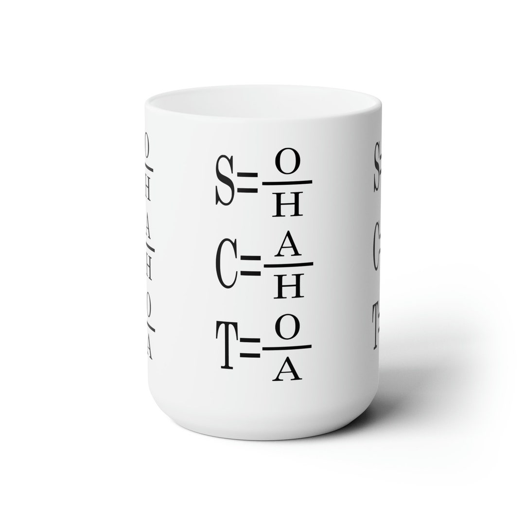 Trig Cheat - SOH, CAH, TOA Mug 15oz - Etsy