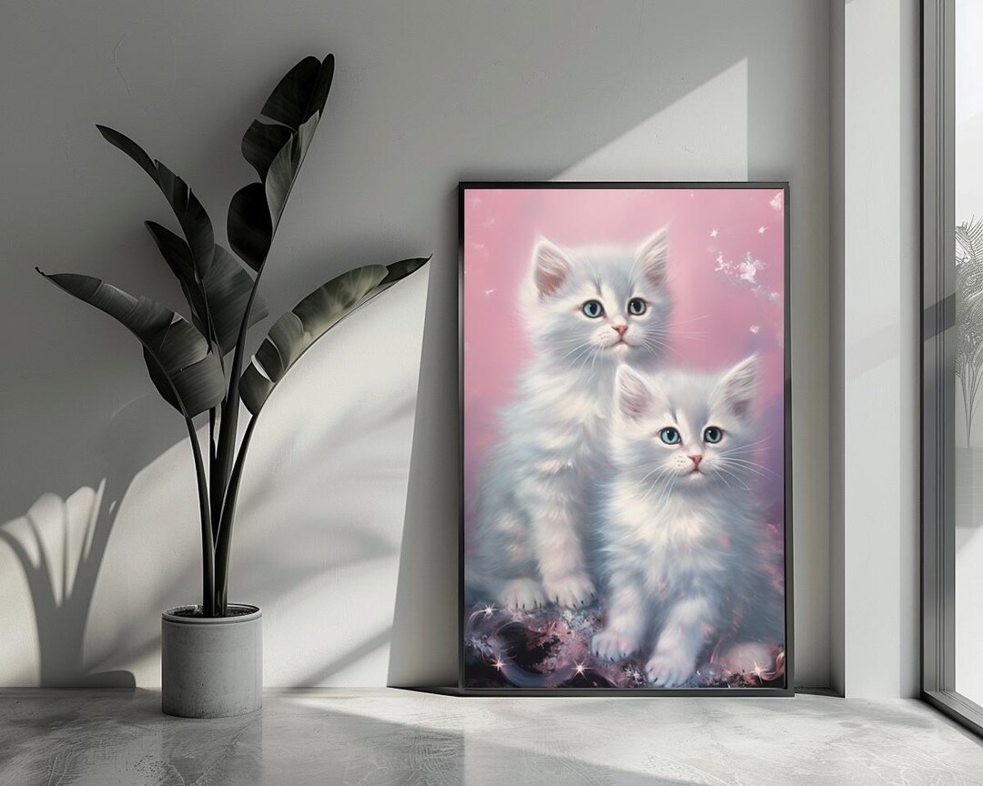 Kittens Poster Cat Poster Cat Poster Animals Poster Nursery Poster Wall ...
