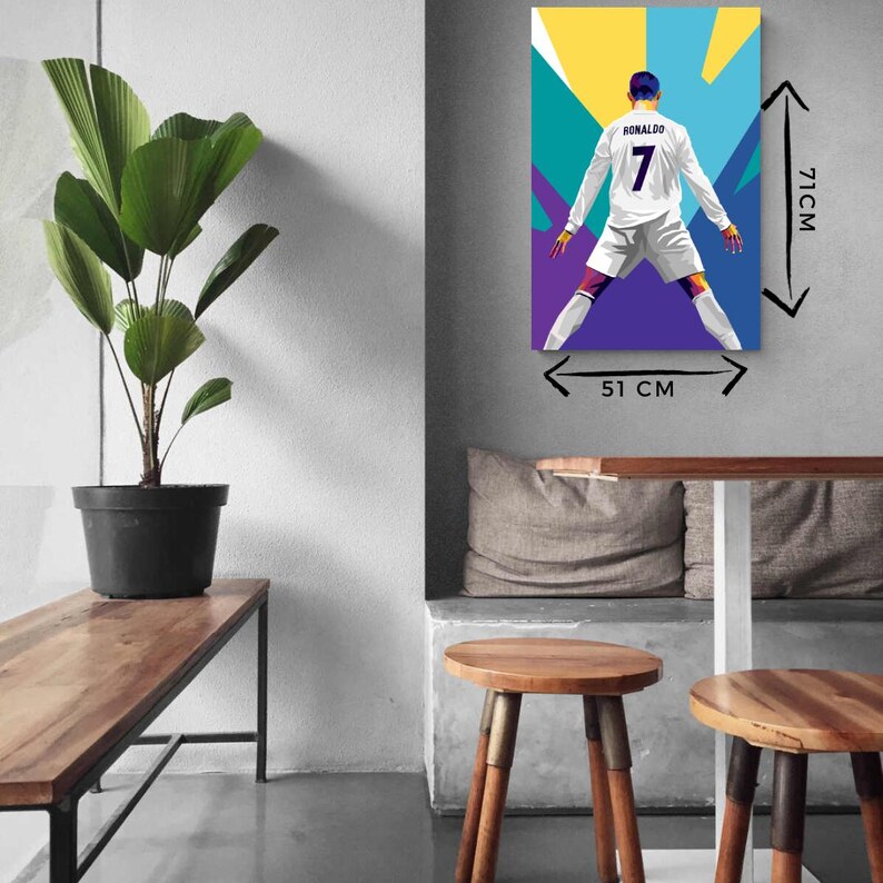 Cristiano Ronaldo Poster Siu Poster Football Poster Pop Art Poster ...