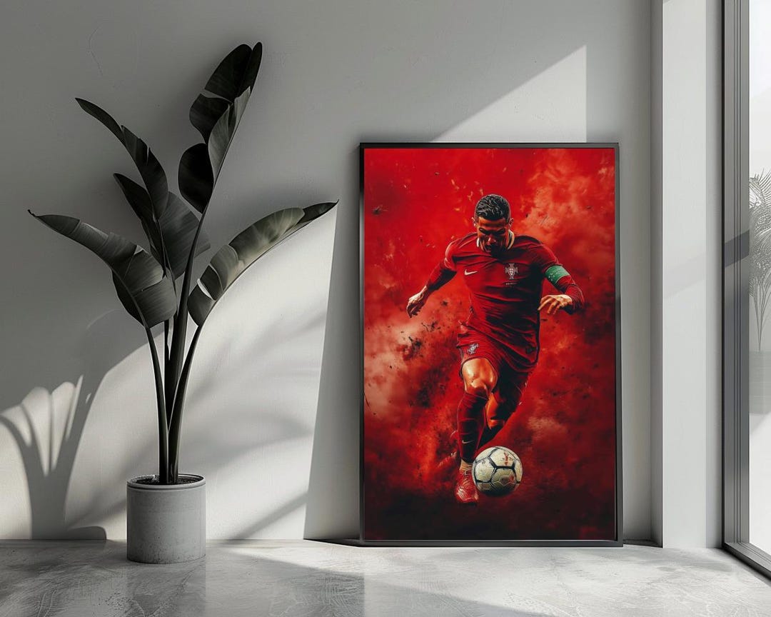 Cristiano Ronaldo Poster | Football Poster | Sports Poster | Cool ...