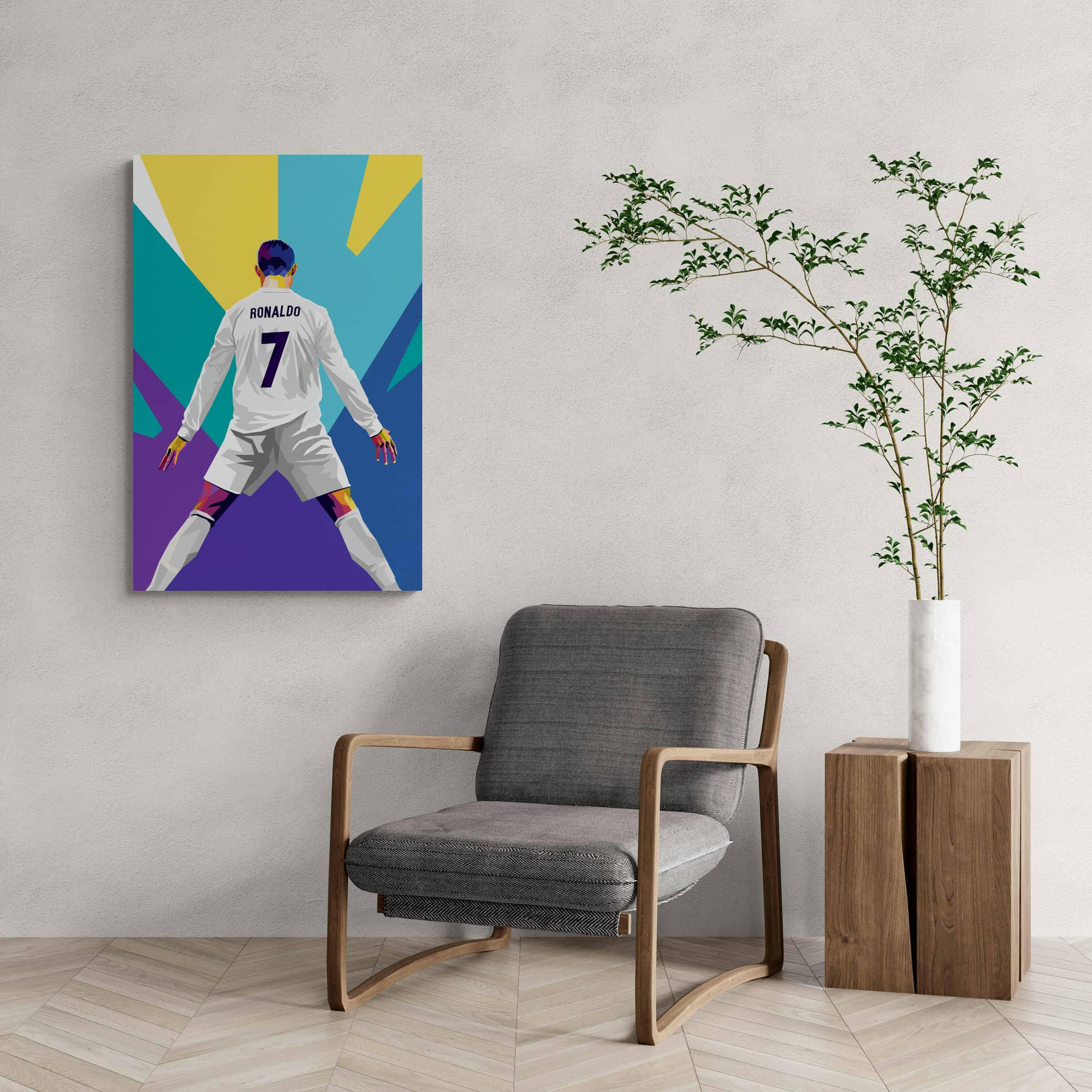 Cristiano Ronaldo Poster Siu Poster Football Poster Pop Art Poster ...