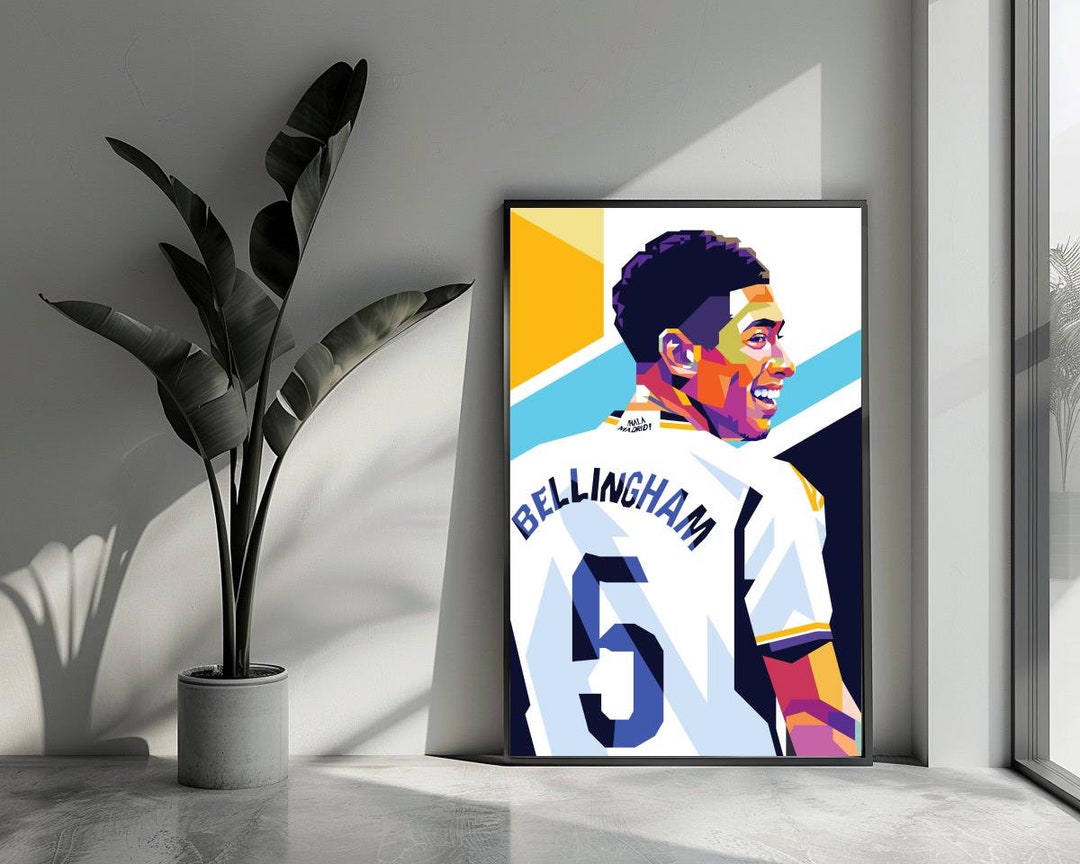 Jude Bellingham Poster Football Poster Real Madrid Poster La Liga ...