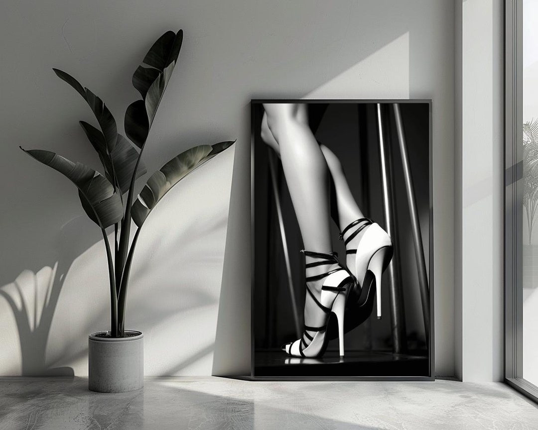 Legs Poster Stilettos Poster Sexy Poster Black and White Poster Fashion ...