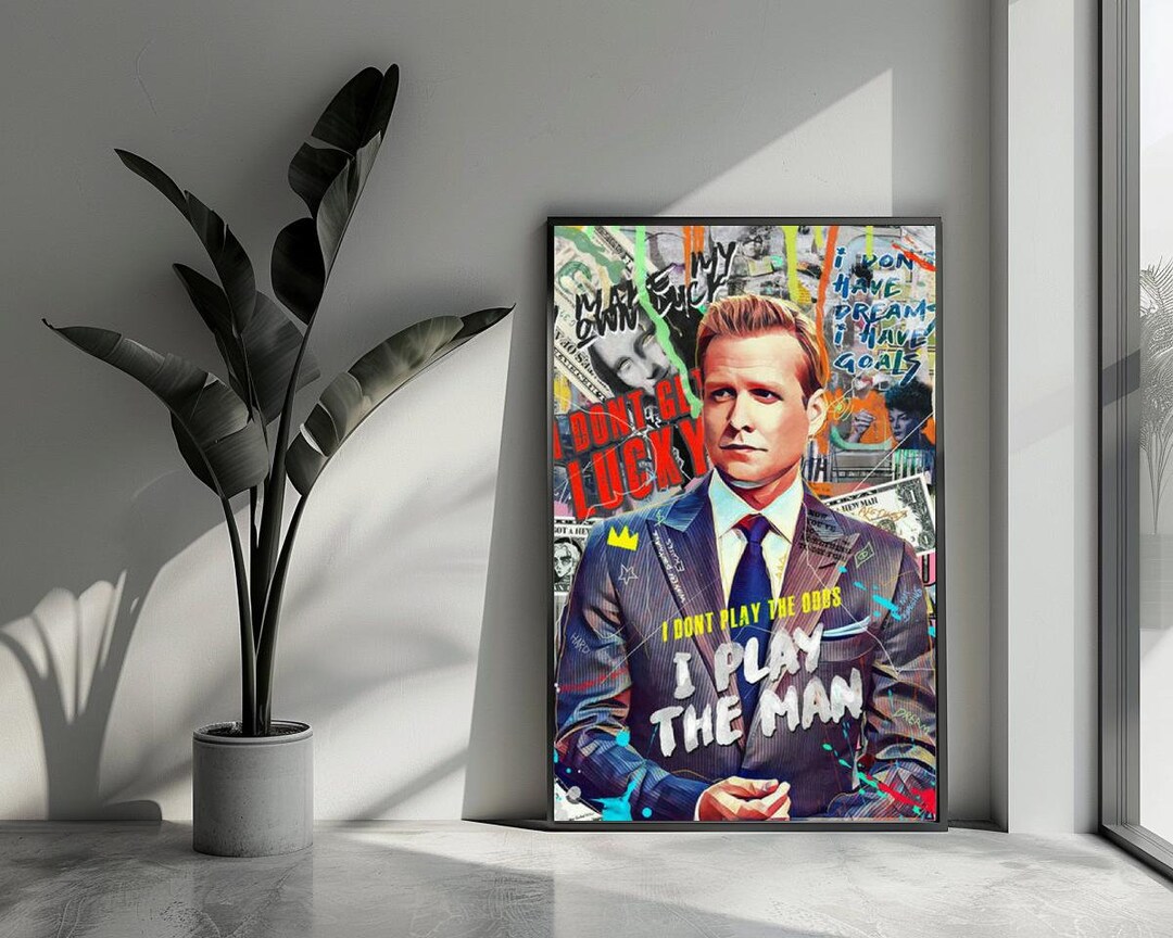 Harvey Specter Poster Suits Poster Quote Poster Series Poster Gabriel ...