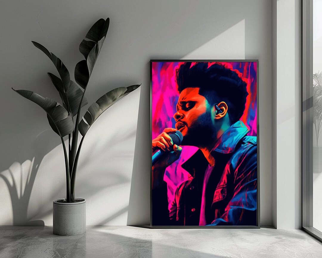 The Weeknd Poster, Abel Tesfaye Poster, Musikposter, Creepin Poster ...