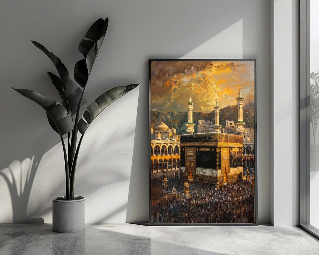 Kaaba-Poster Moschee-Poster Mekka Poster Heiliges Poster Poster zum Ort ...