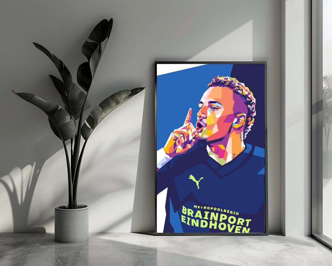Noa Lang Poster Football Poster Noano Poster 7K Poster PSV Poster Wall ...