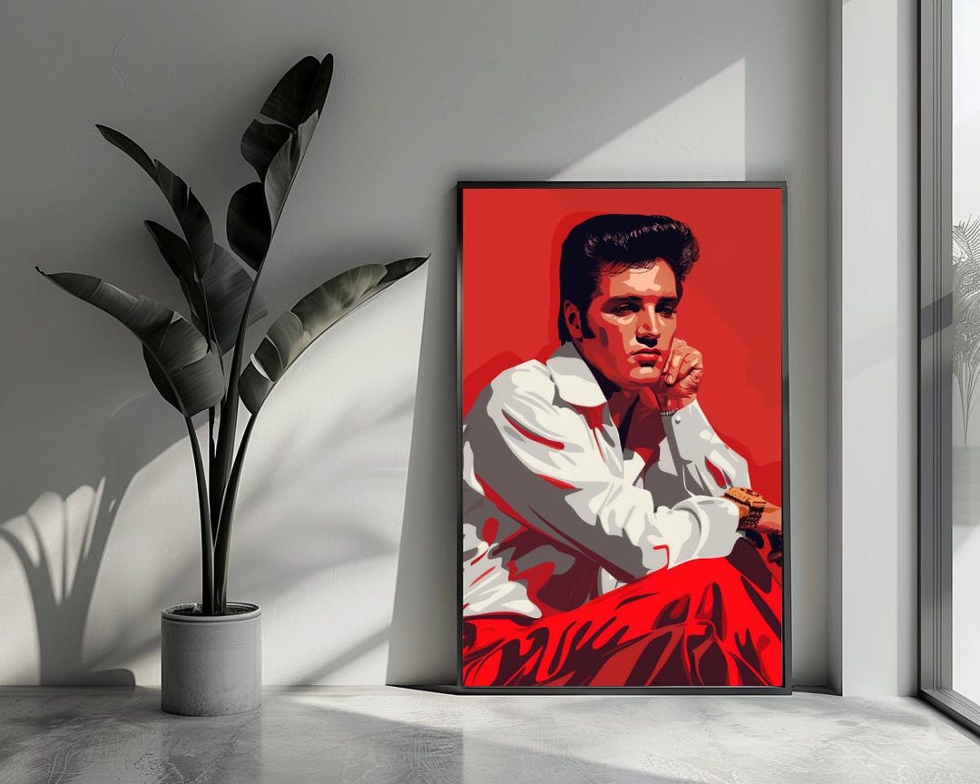 Elvis Presley Poster Superstar Poster Music Poster Legend Poster Retro ...