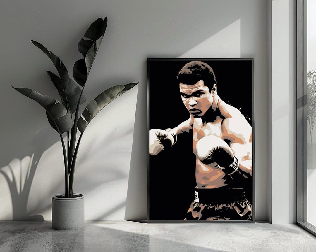 Muhammad Ali Poster Boxing Legend Poster Boxing Poster Cassius Clay Jr ...
