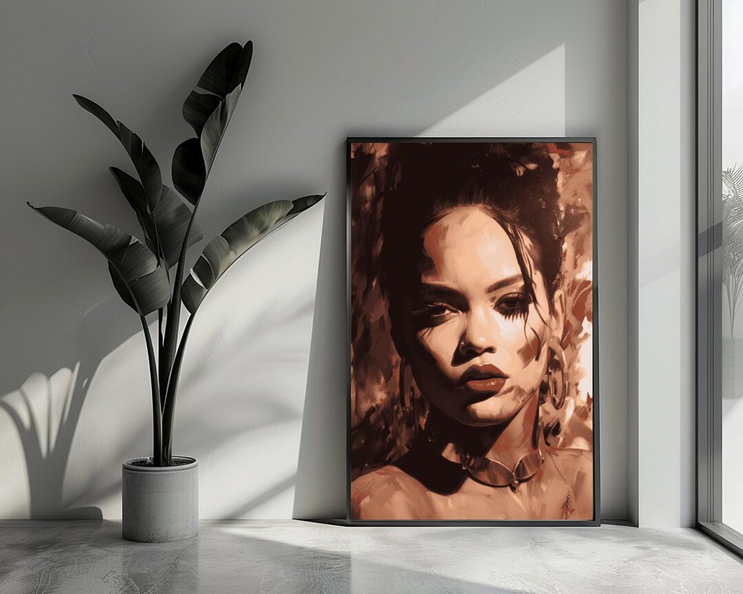 Rihanna Poster Music Poster Pop Poster Superstar Poster R&B Poster Wall ...
