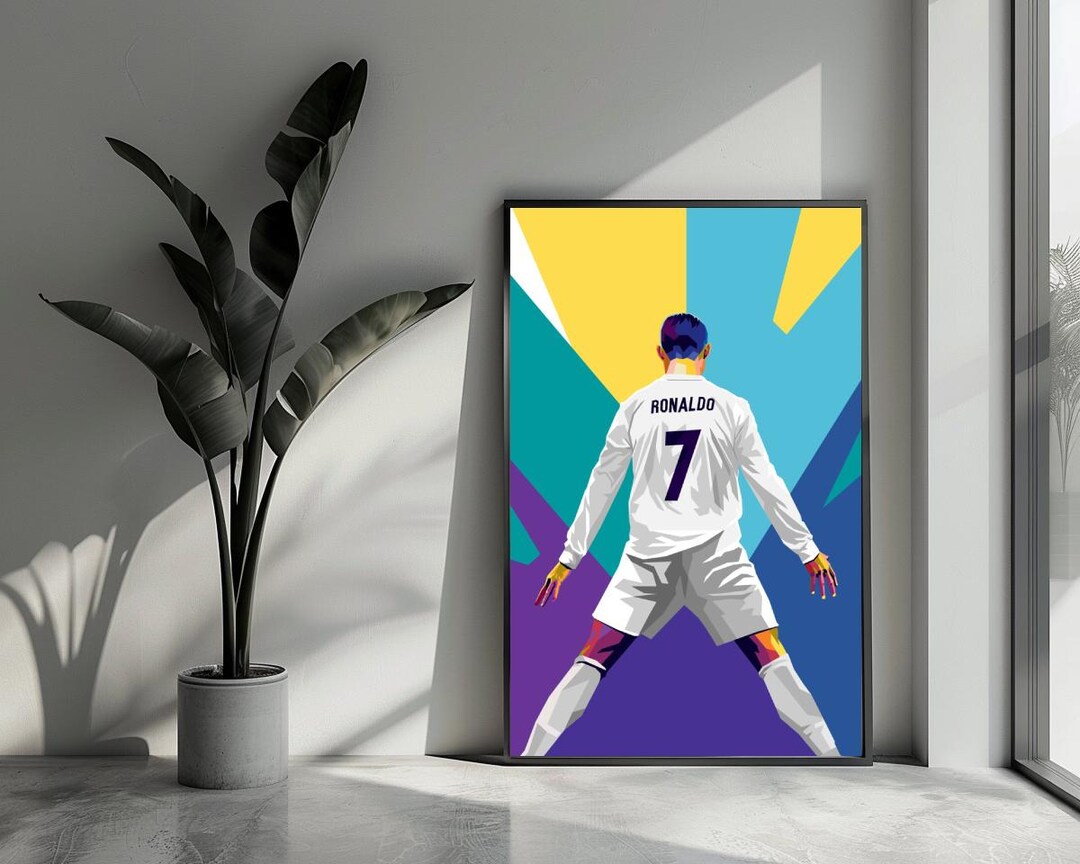 Cristiano Ronaldo Poster | Siu Poster | Football Poster | Pop Art ...