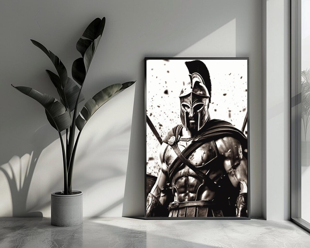 Spartan Poster Movie Poster Black and White Poster Action Poster ...