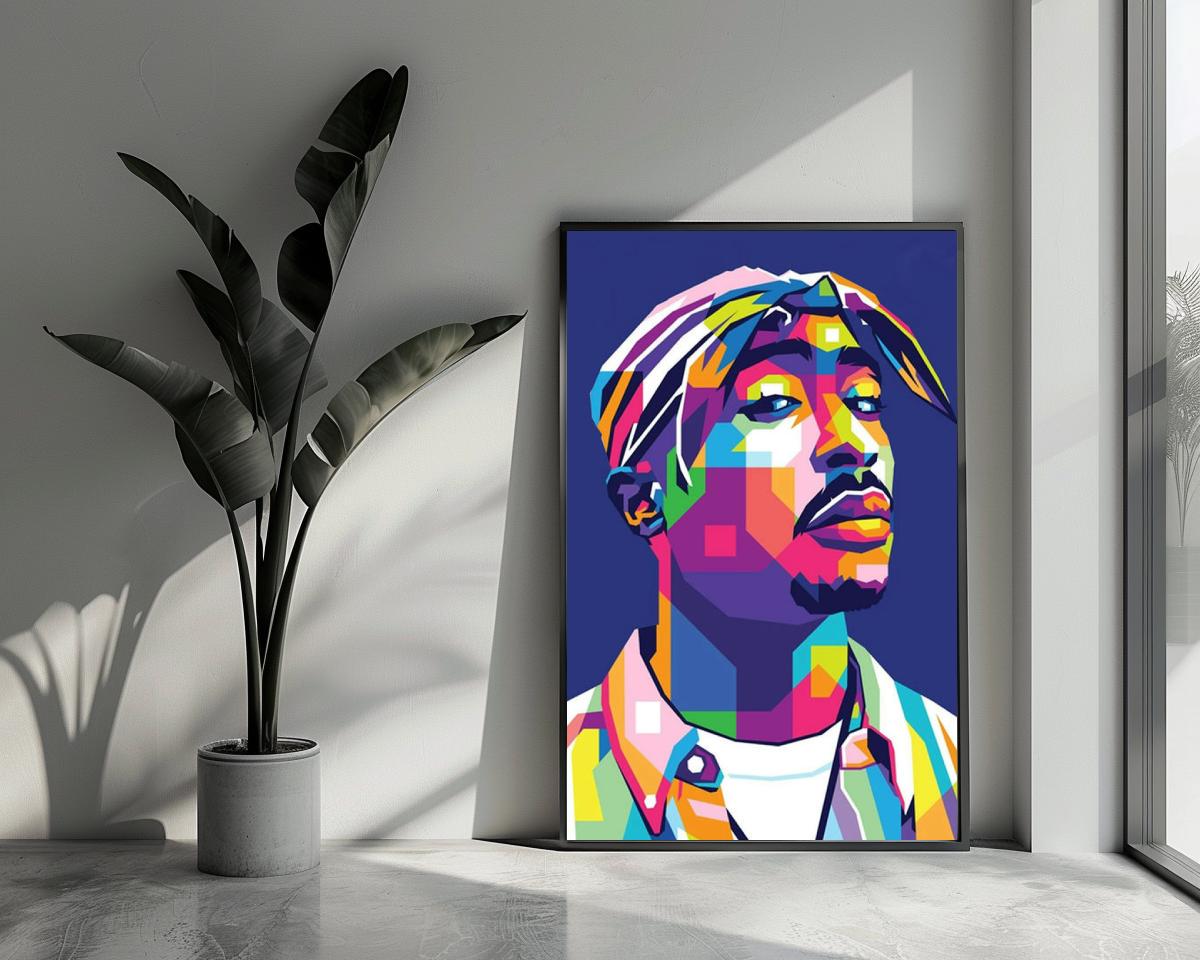 Tupac Kleurplaten Tupac Zeichnung Etsy.de