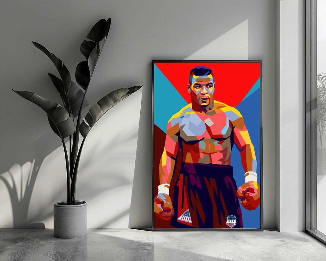 Mike Tyson Poster Iron Mike Poster Boxing Poster Sports Poster Champion ...