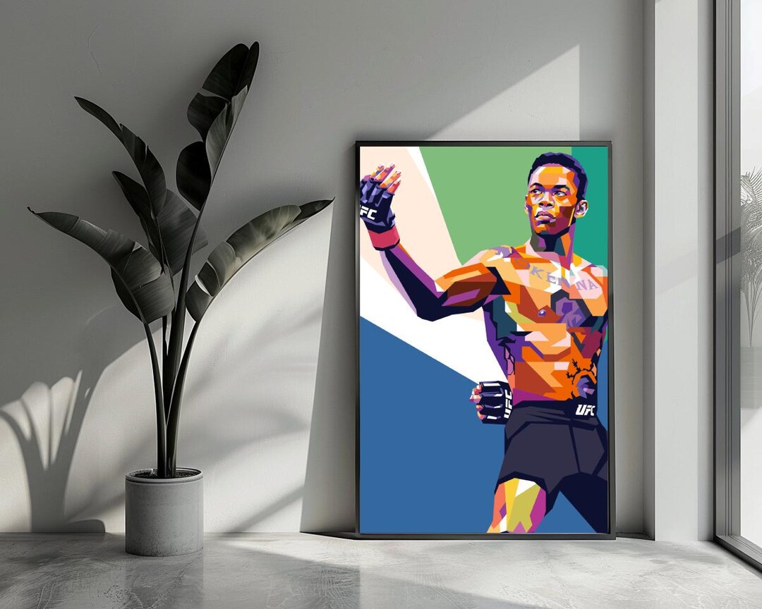 Israel Adesanya Poster MMA Poster Stylebender Poster Martial Arts ...