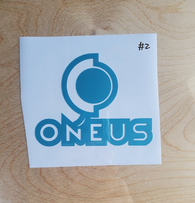 Oneus Logo Vinyl Decal - Etsy