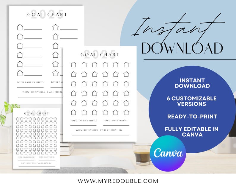 2025 Realtor Sales Tracker - Goal Setting Chart & Success Journal - Etsy