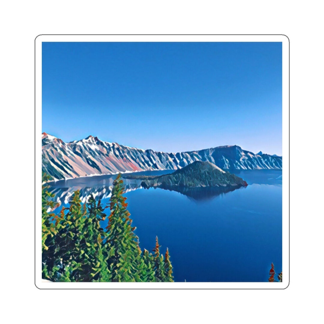 Sticker Crater Lake National Park PNW - Etsy