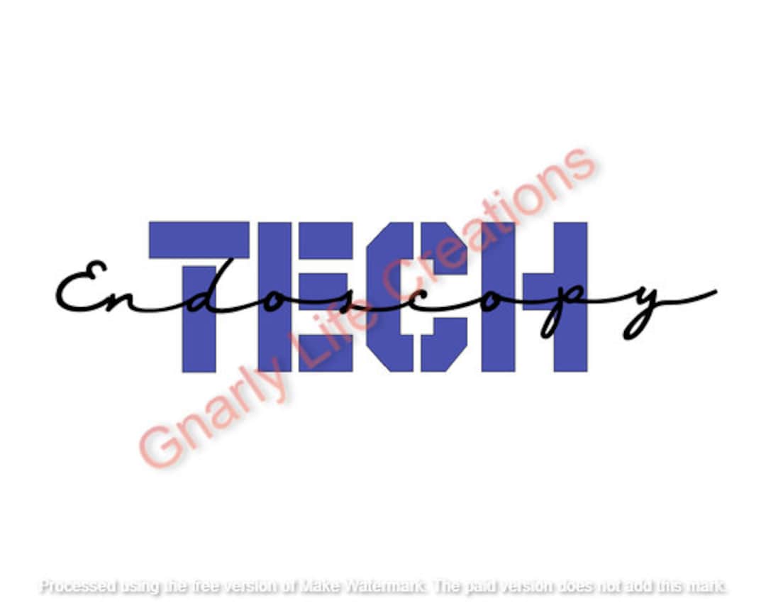 Endoscopy Tech PNG/SVG Digital Files - Etsy