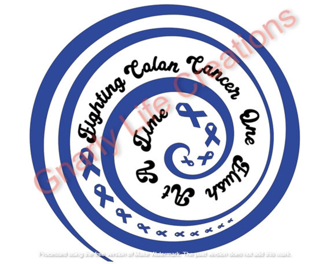 Fighting Colon Cancer One Flush at A Time PNG Digital File - Etsy
