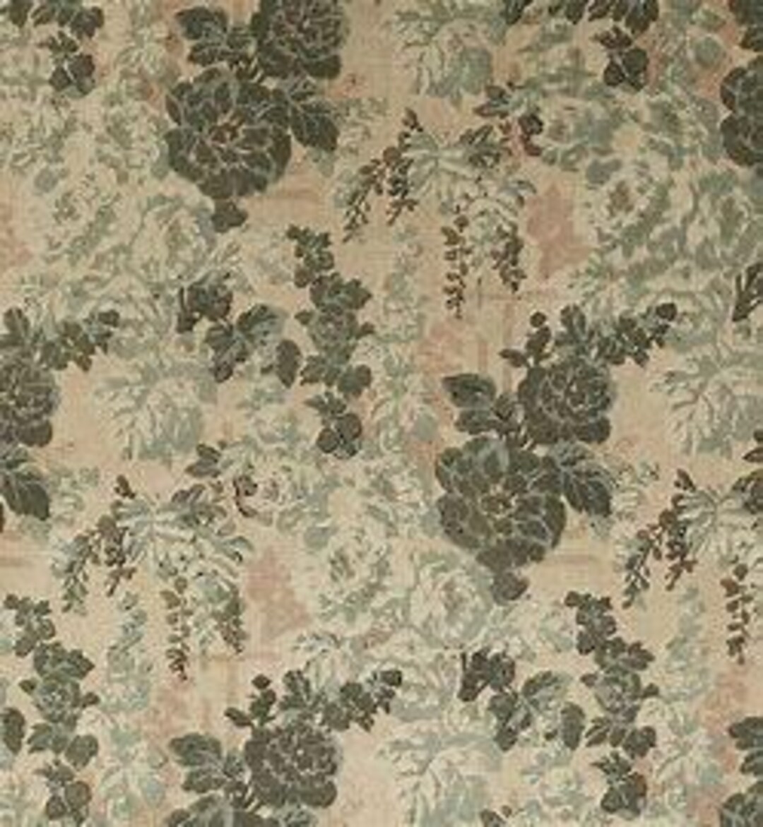 Motif Pillows Templeton Fabric in Darby Rose Blue Jasper Floral Pillow Cover , Final Sale - Etsy