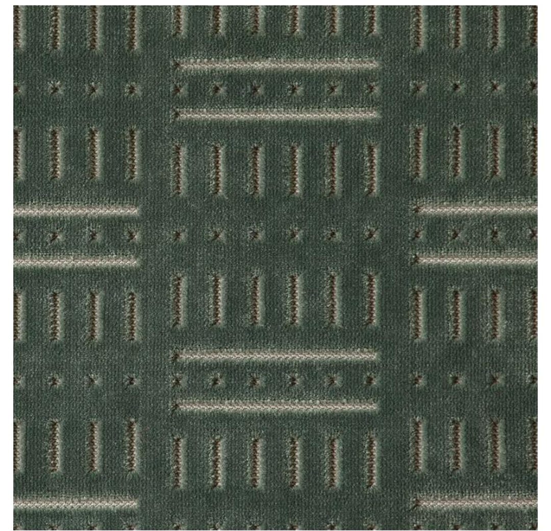 Pollack Green Cut Velvet Brussels in Sergeant Freen Single Sided Pillow ...