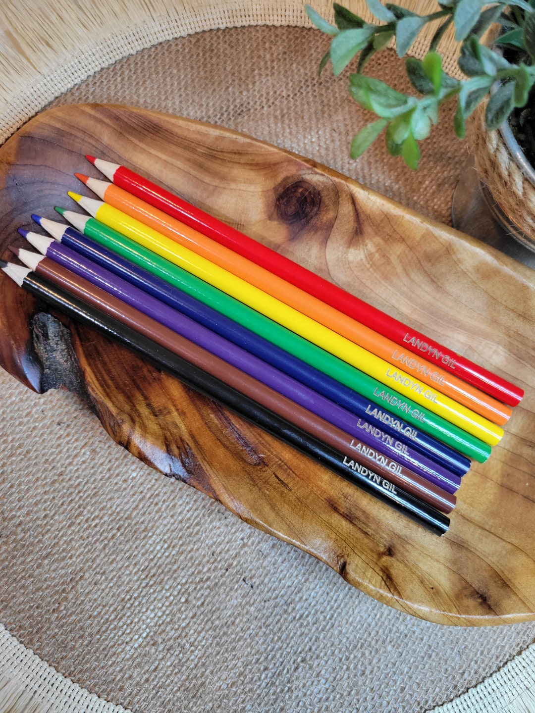 Custom Engraved Colored Pencils | Personalized Engraved Crayola Pencils ...