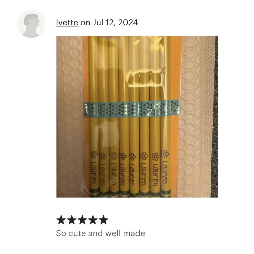 Engraved Pencils My First Pencils Ticonderoga-back to School ...