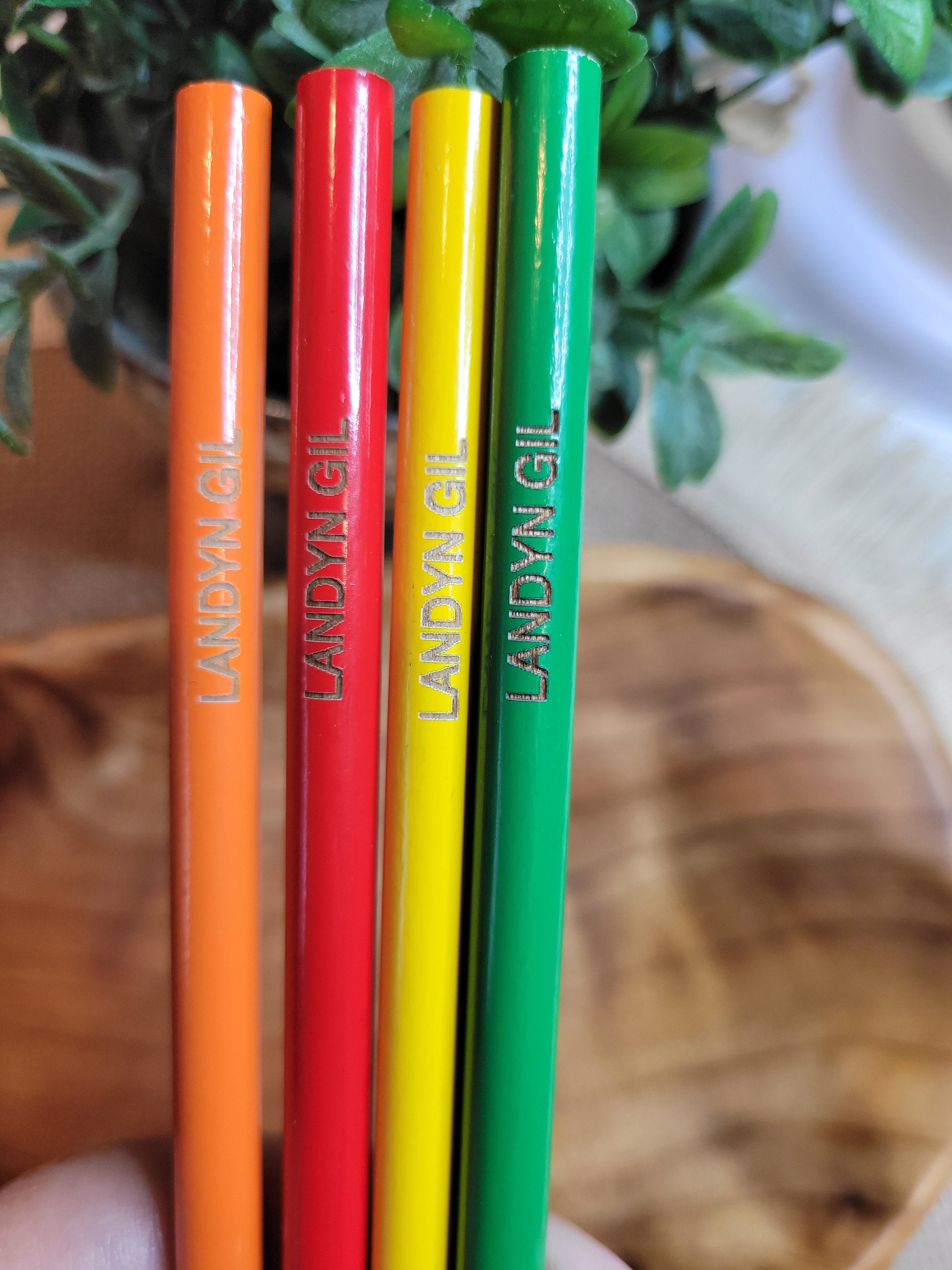 Custom Engraved Colored Pencils | Personalized Engraved Crayola Pencils ...