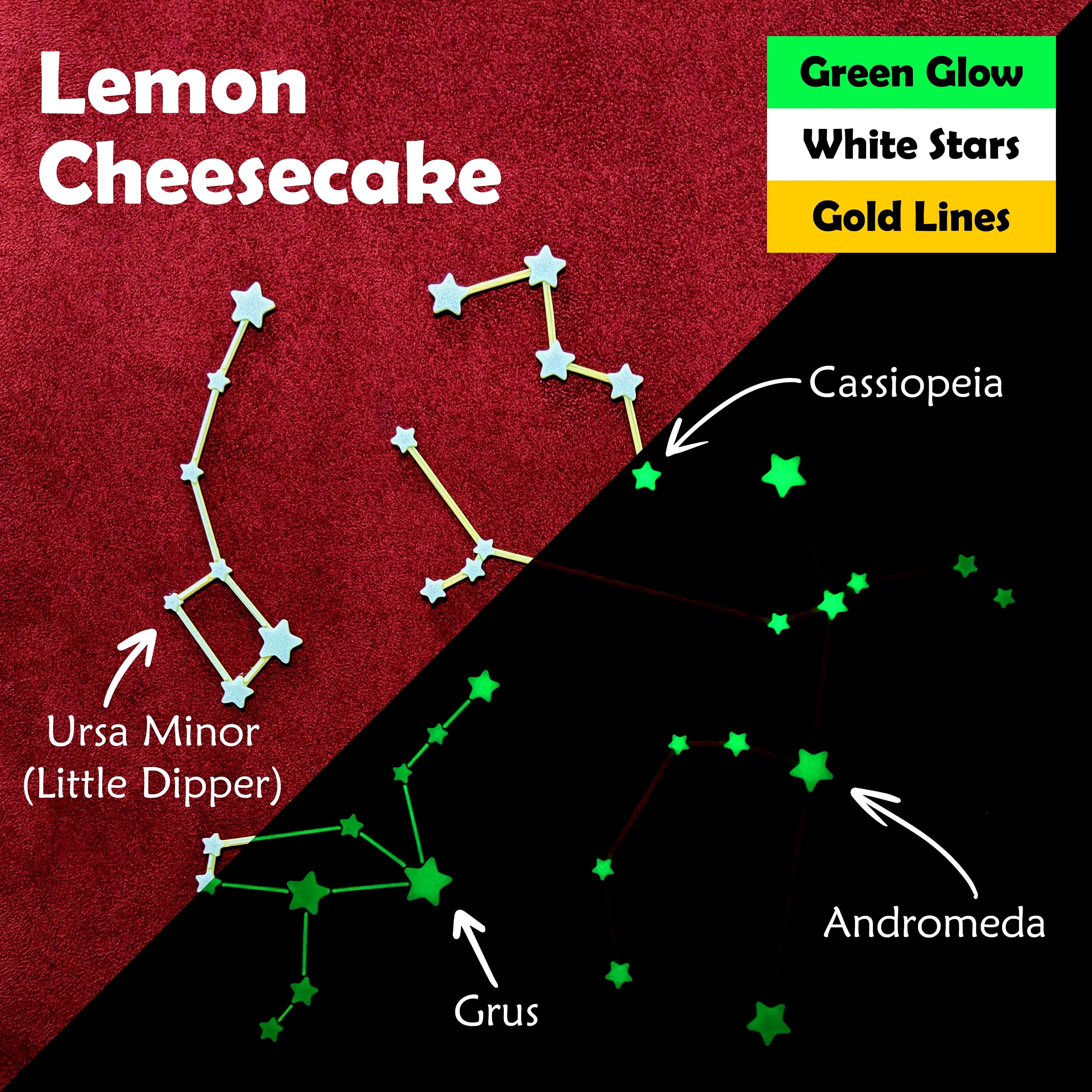 3D Glow in the Dark Star Constellation | Accurate Sizing | Nostalgic ...