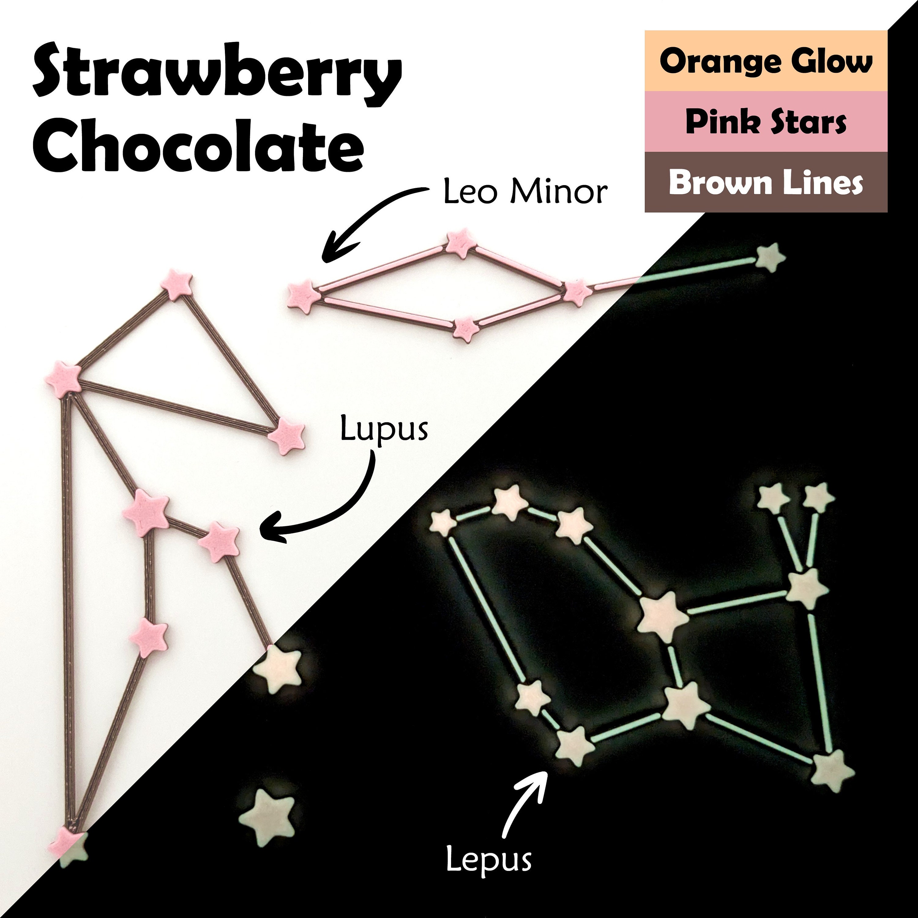 3D Glow in the Dark Star Constellation Accurate Sizing Nostalgic ...