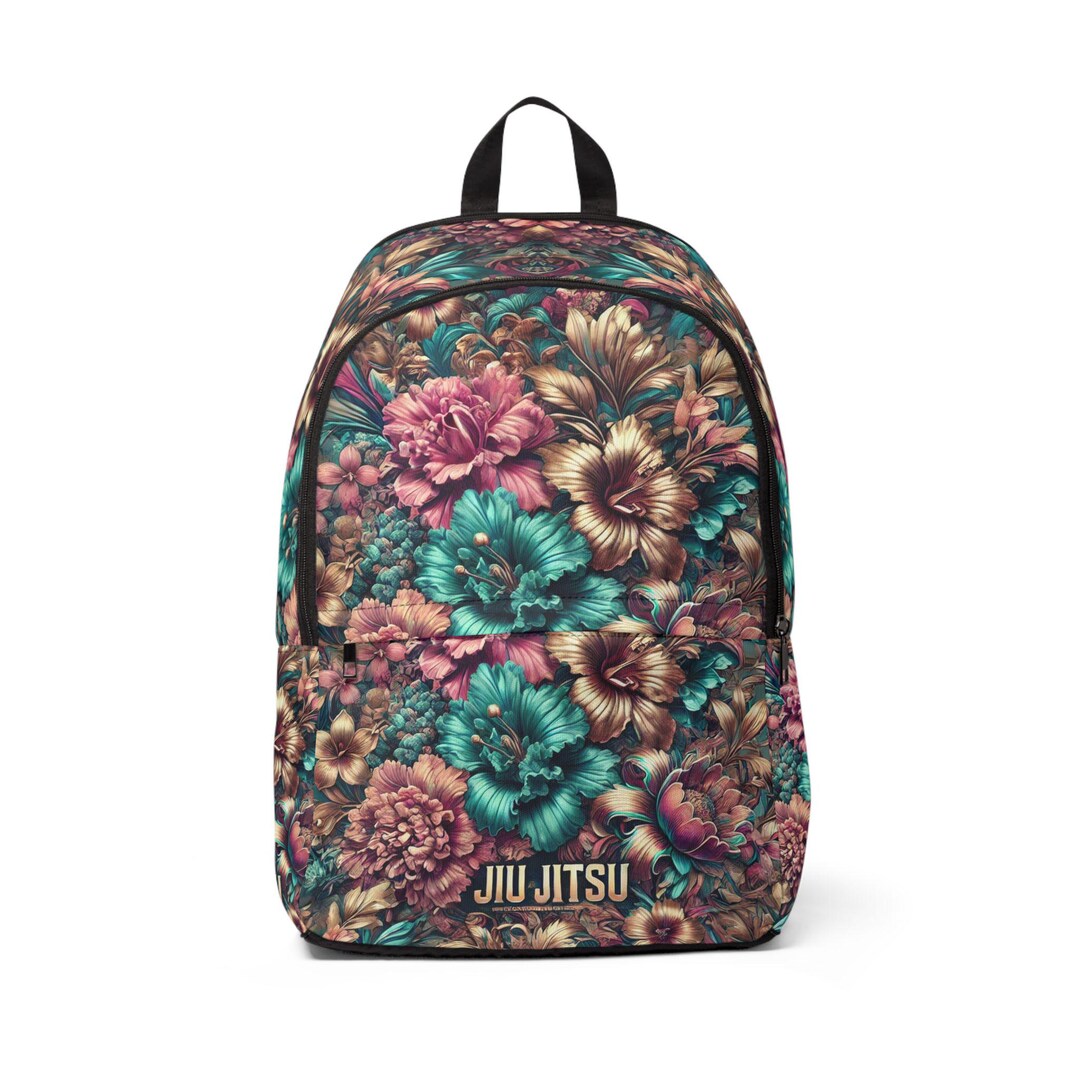 Jiu Jitsu Floral 2 Backpack Training Backpack Everyday Cool Backpack ...
