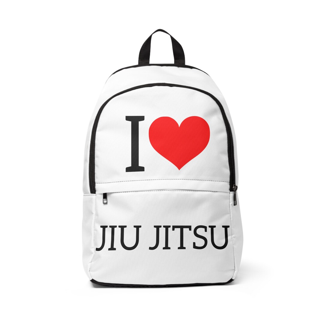 I Love Jiu Jitsu Backpack,modern School Backpack,mma Themed Backpack ...