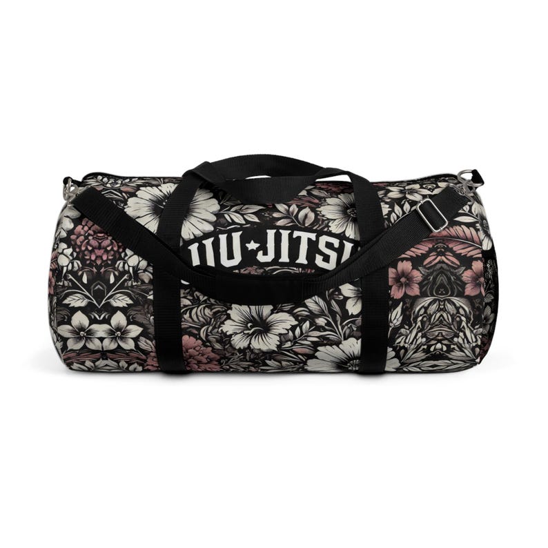 Jiu Jitsu Vintage Flower #2 Duffel Bag | Everyday Gym Bag | Custom ...