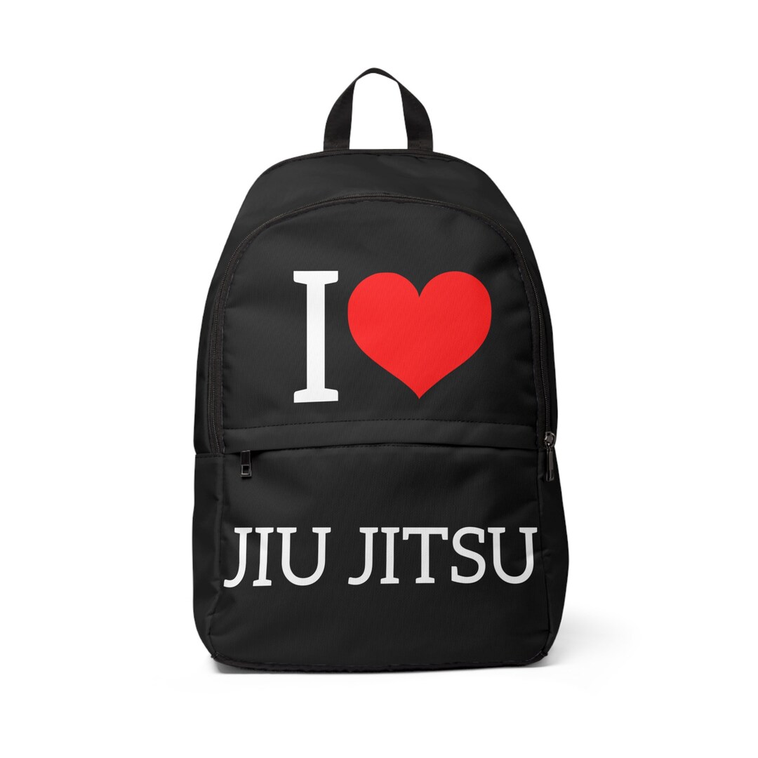 I Love Jiu Jitsu Backpack,modern School Backpack,mma Themed Backpack ...