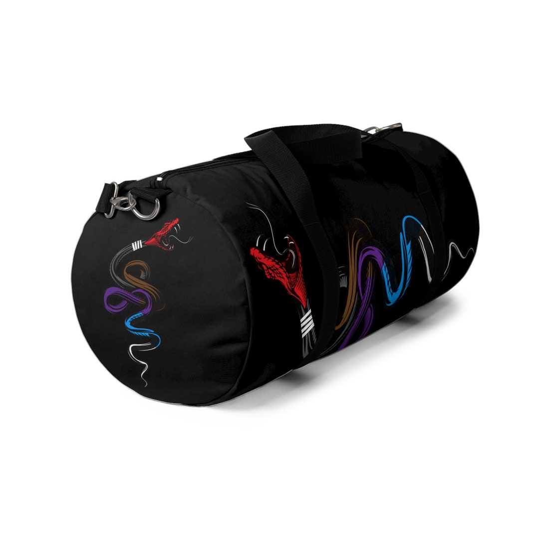 Jiu Jitsu Snake Duffel Bag, Modern Gym Workout Bag - Etsy
