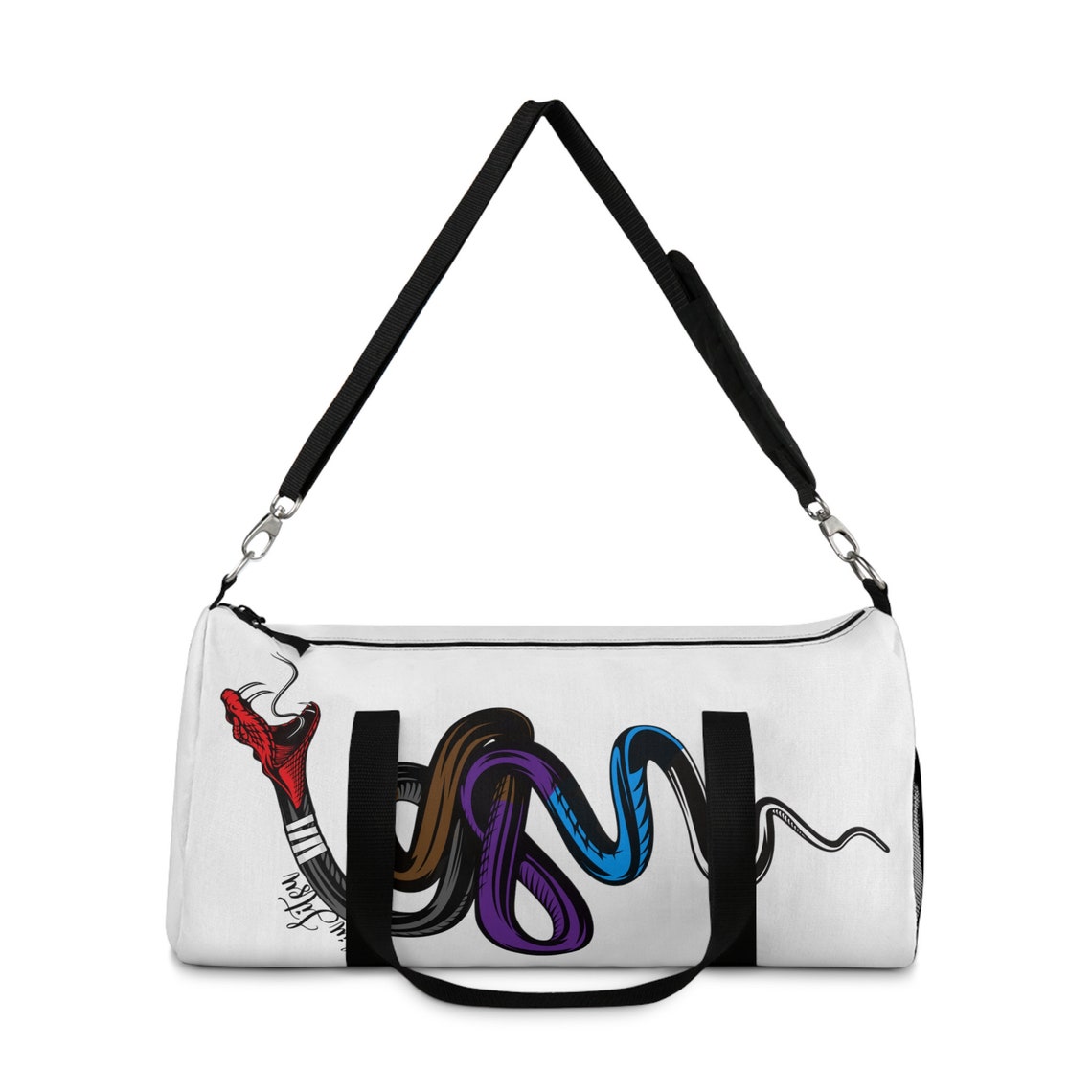 Jiu Jitsu Snake Art Duffel Bag, BJJ Gym Sport Bag - Etsy