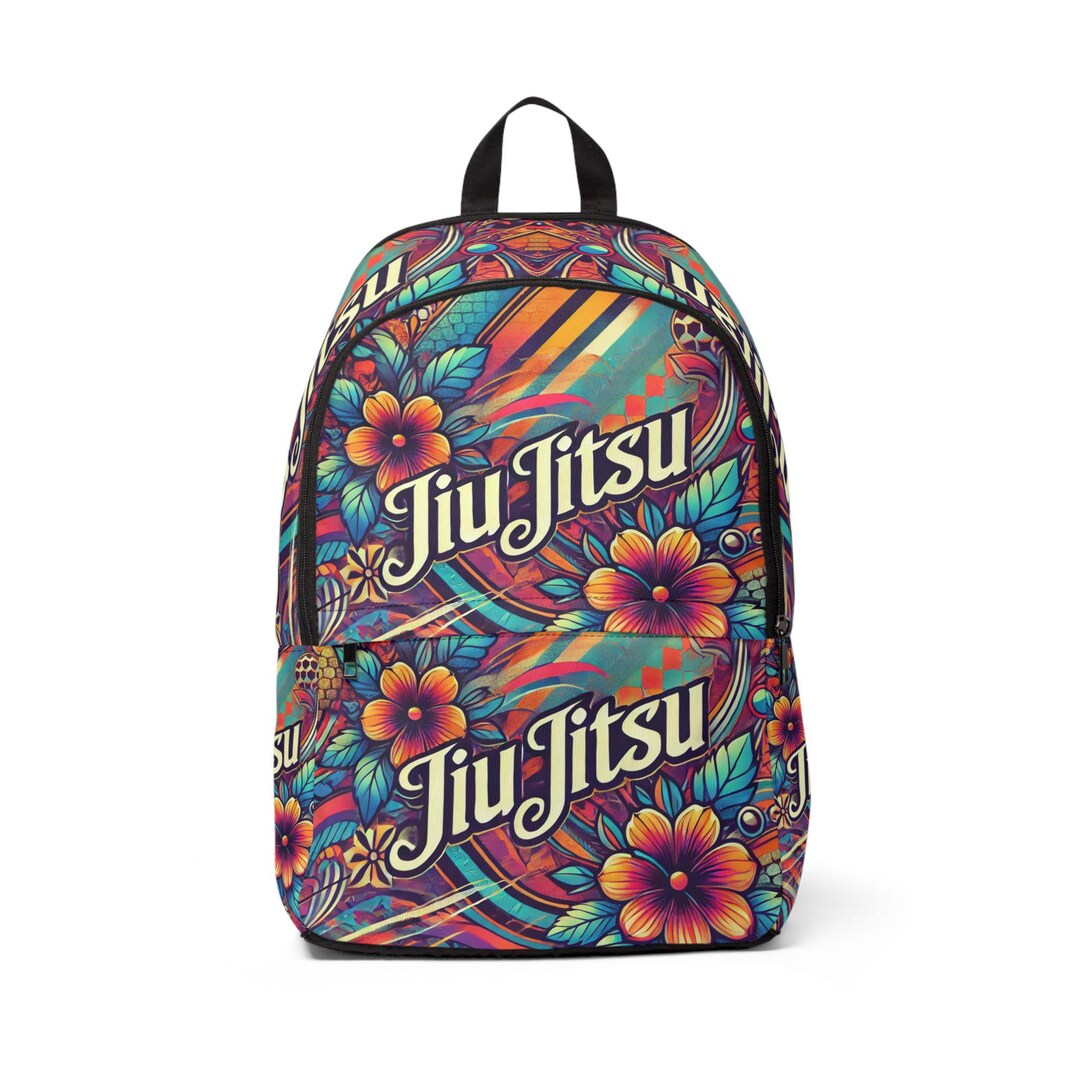 Jiu Jitsu Floral 4 Backpack Training Backpack Everyday Cool Backpack ...