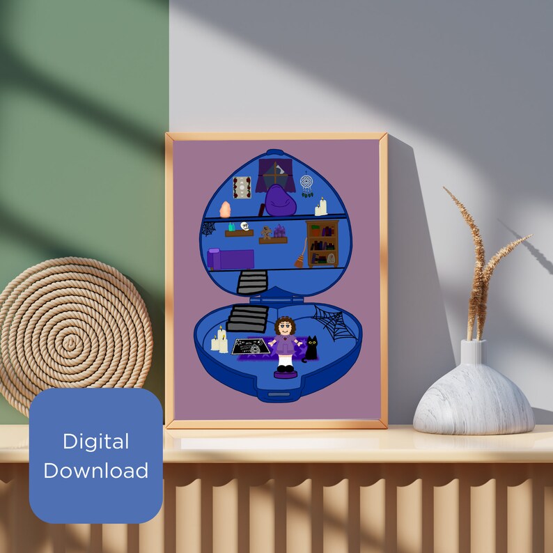 Gothic Witchy Polly Pocket: Nostalgic Digital Download Reimagined With ...