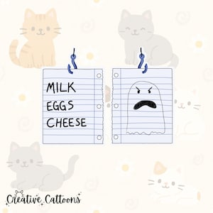 Spongebob Floating Shopping List - Etsy