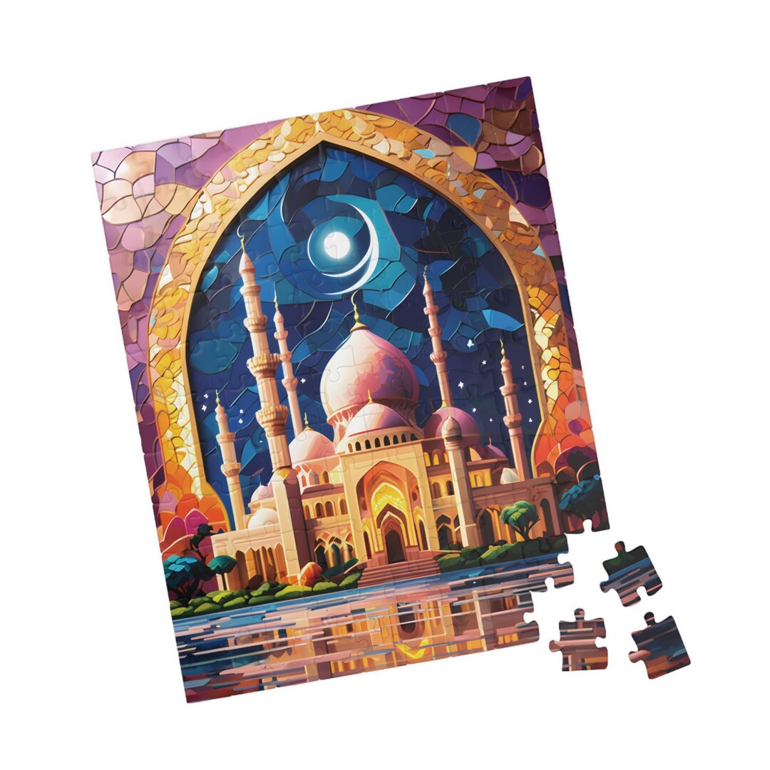 Islamic Puzzle - Religious Jigsaw Game for Adults and Kids, Eid Gift ...